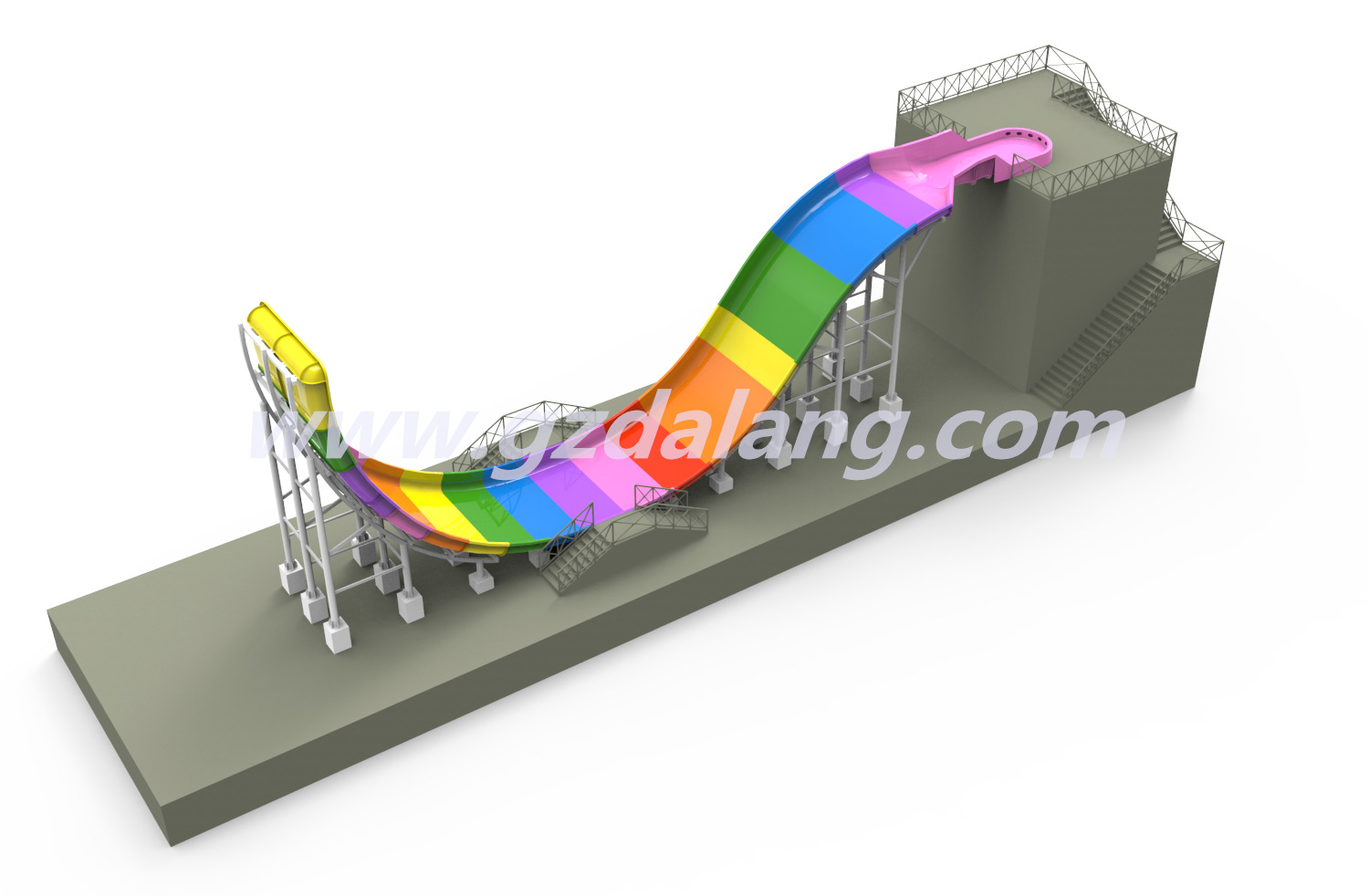 U Turn Slide Manufacturer | Dalang Waterpark