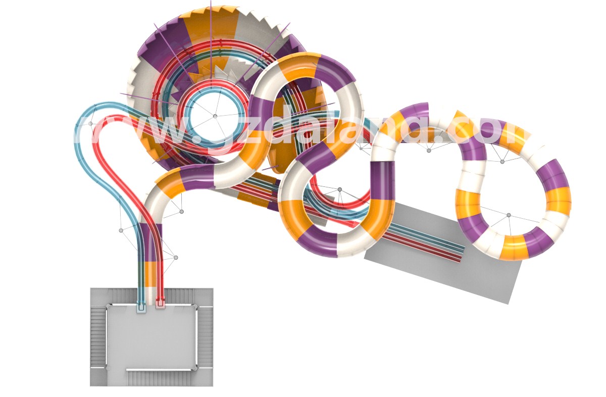 Super Python Water Slide Manufacturer | Dalang Waterpark